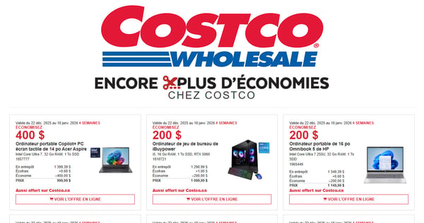 Costco Anjou Entreprise