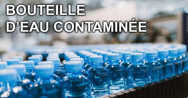 93% de l'eau en Bouteille Contaminée
