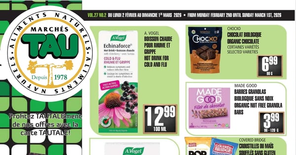 TAU Marché d'alimentation Naturelle Montréal (Boul. Langelier)