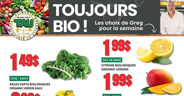 TAU Marché d'alimentation Naturelle Montréal (Boul. Langelier)