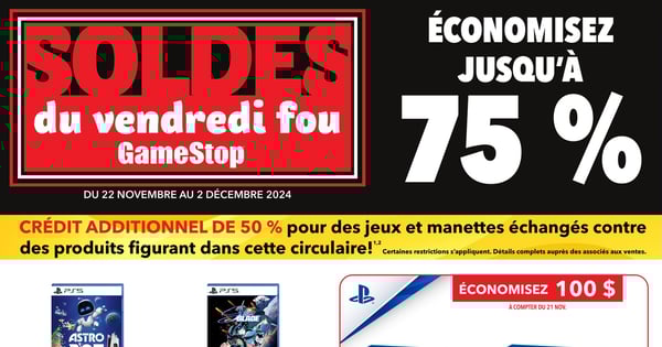 Vendredi Fou EB Games - GameStop