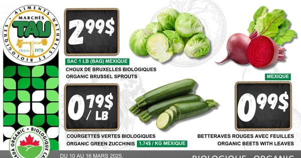 TAU Marché d'alimentation Naturelle Montréal