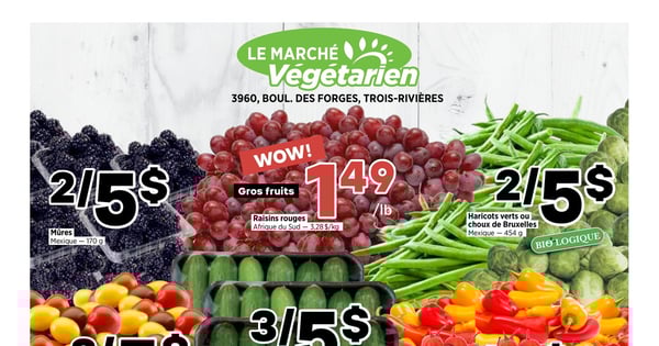 Marché Végétarien Magog