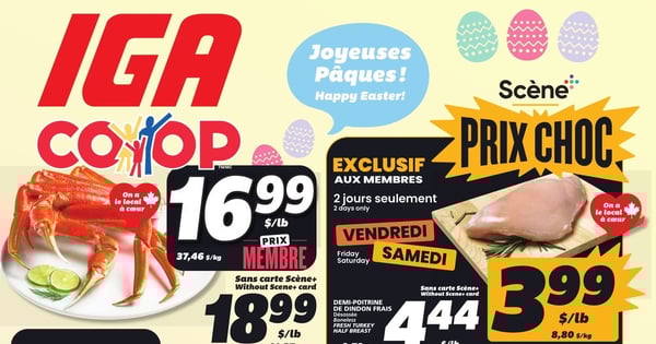 IGA Extra Supermarché Donat Thériault Nouveau Brunswick Edmundston