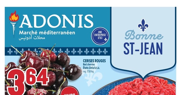 Marché Adonis Montréal Anjou