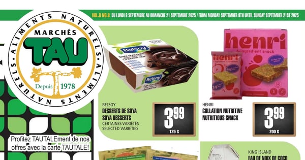 TAU Marché d'alimentation Naturelle Laval