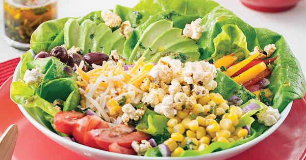 Salade Tex-mex au Popcorn
