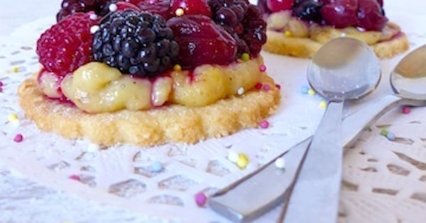 Tartelettes aux Fruits Rouges et Crème Pâtissière Sans Gluten