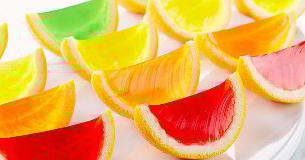 Tranches de Jell-O aux Fruits