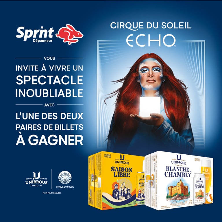 Concours Gagnez l’une des deux paires de billets pour le spectacle ECHO ...