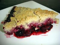 Crumble Pommes Fruits Rouges