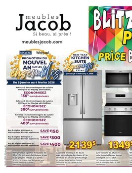 Meubles Jacob - Des Meubles et Électroménagers de Qualité au Québec