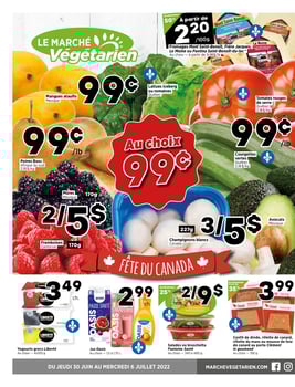 Marché Végétarien | Circulaire en ligne