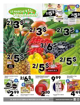 Marché Végétarien | Circulaire en ligne