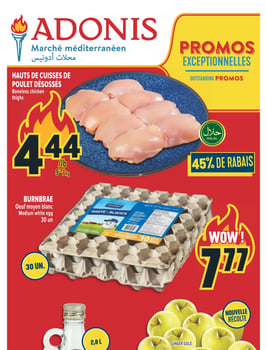 Circulaire Adonis à Venir | Circulaire en ligne