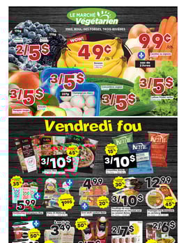Circulaire Marché Végétarien à Venir