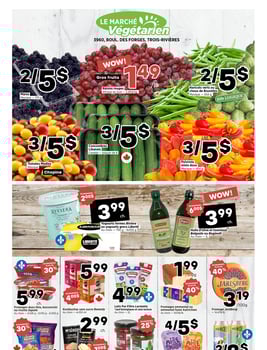 Circulaire Marché Végétarien Trois-Rivières