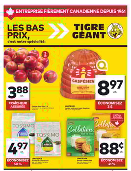 Circulaire Tigre Géant Semaine Prochaine