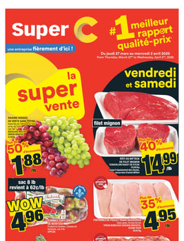 Circulaire Super C Laval