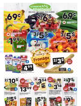 Circulaire Marché Végétarien à Venir