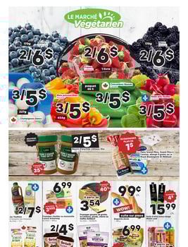 Circulaire Marché Végétarien à Venir