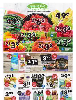 Circulaire Marché Végétarien à Venir