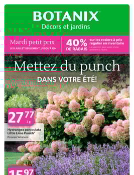Circulaire Botanix en ligne - Paysagement - Jardinage - Aménagement ...