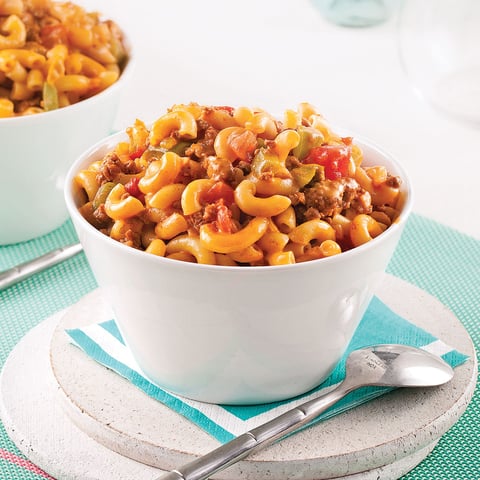 Macaronis Crémeux au Boeuf