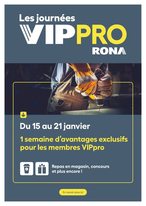 Circulaire Rona à Venir