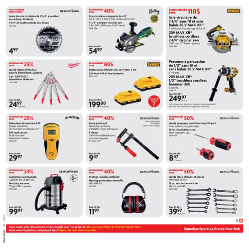 Circulaire en cours chez Home Hardware