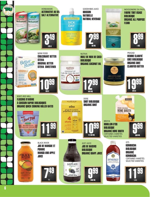 Circulaire Marché TAU - spéciaux, promotions, conseils en vigueur