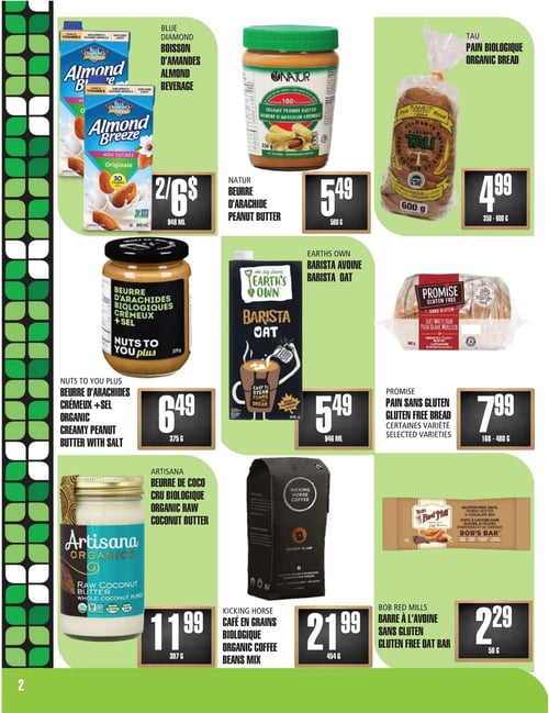 Circulaire Marché TAU - spéciaux, promotions, conseils en vigueur