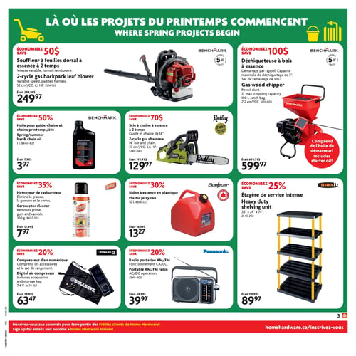 Circulaire en cours chez Home Hardware