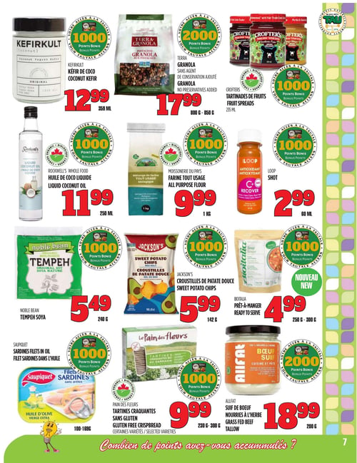 Circulaire Marché TAU - spéciaux, promotions, conseils en vigueur