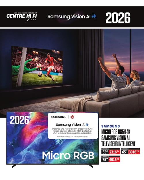 Circulaire Centre HI-FI Spéciaux Promotions Rabais Semaine