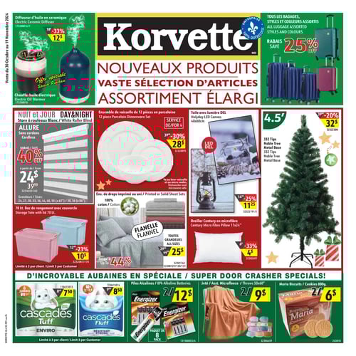 Circulaire des Magasins Korvette