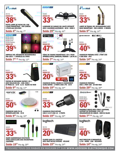 Circulaire Addison Électronique