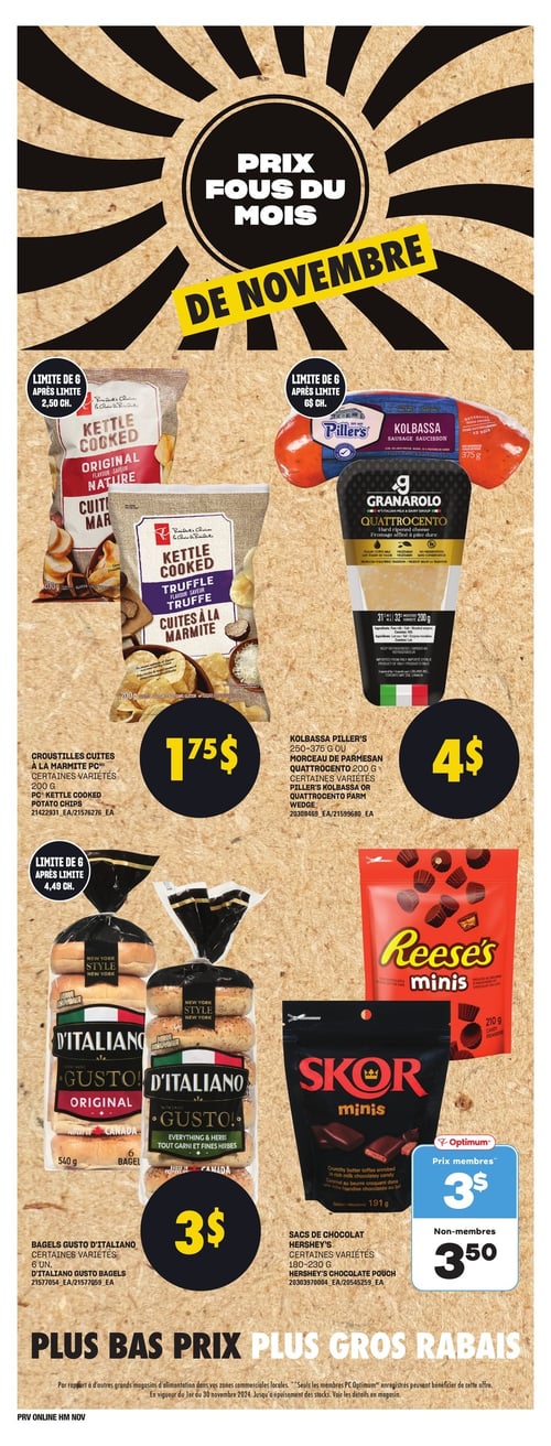 Circulaire Provigo Spéciaux, Promotions et Rabais à venir
