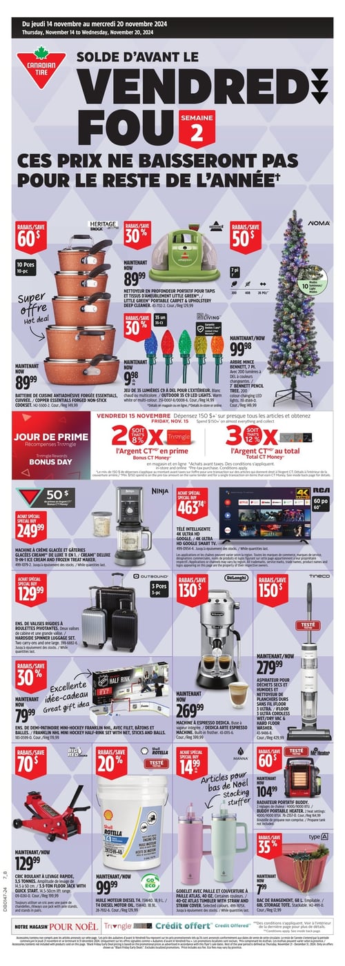 Circulaire Canadian Tire : Spéciaux, Promotions et Rabais de la semaine prochaine