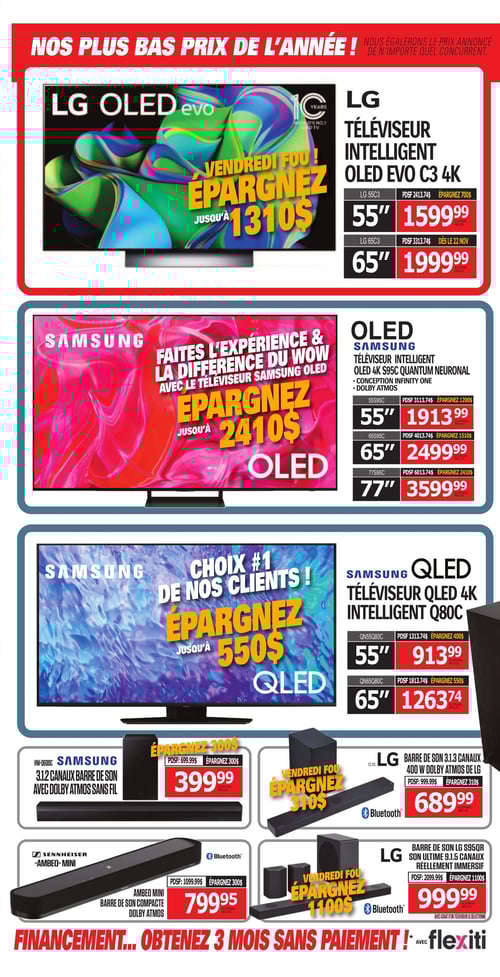 Circulaire Centre HI-FI Spéciaux Promotions Rabais Semaine