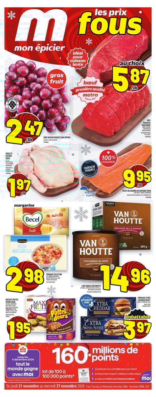 Circulaire METRO de la semaine prochaine