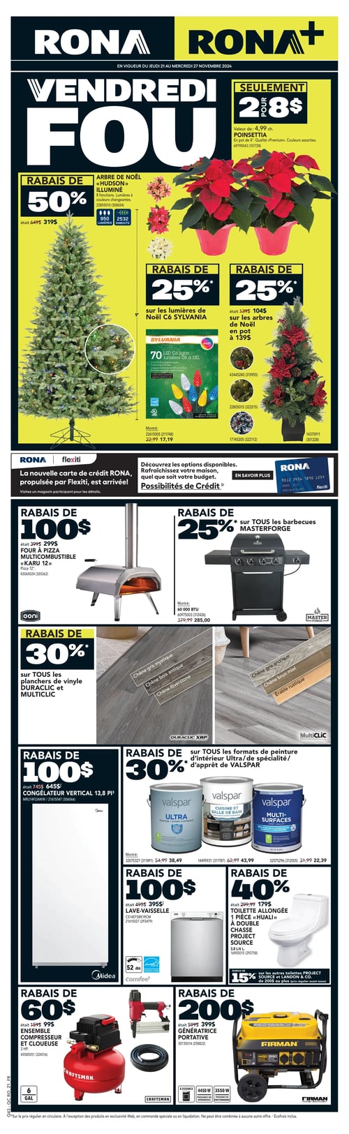 Circulaire RONA Spéciaux, Promotions et Rabais de cette Semaine