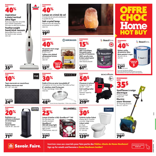 Circulaire Home Hardware à Venir