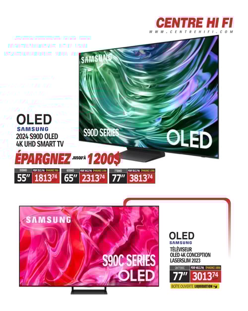 Circulaire Centre HI-FI Spéciaux Promotions Rabais Semaine