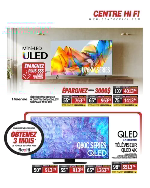 Circulaire Centre HI-FI Spéciaux Promotions Rabais Semaine