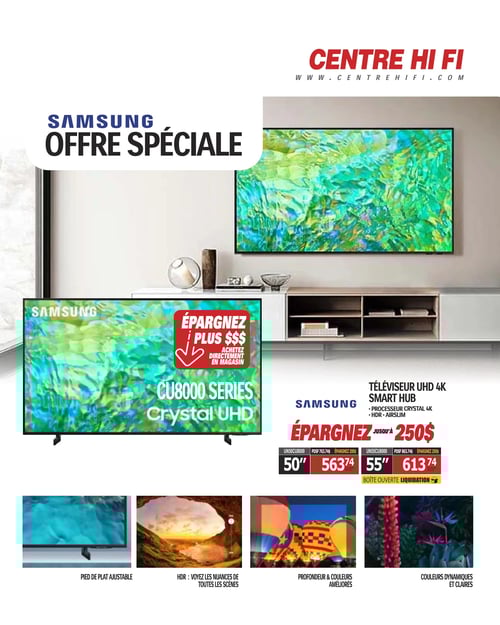 Circulaire Centre HI-FI Spéciaux Promotions Rabais Semaine