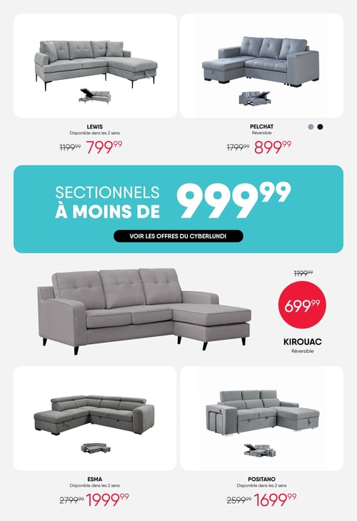 Circulaire Meubles RD Spéciaux, Promotions et Rabais