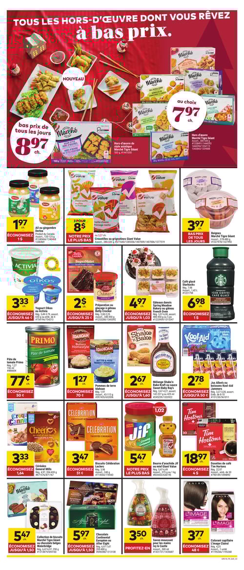 Circulaire TIGRE GÉANT Spéciaux, Promotions et Rabais de cette Semaine