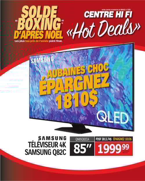 Circulaire Centre HI-FI Spéciaux Promotions Rabais Semaine