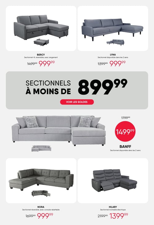 Circulaire Meubles RD Spéciaux, Promotions et Rabais